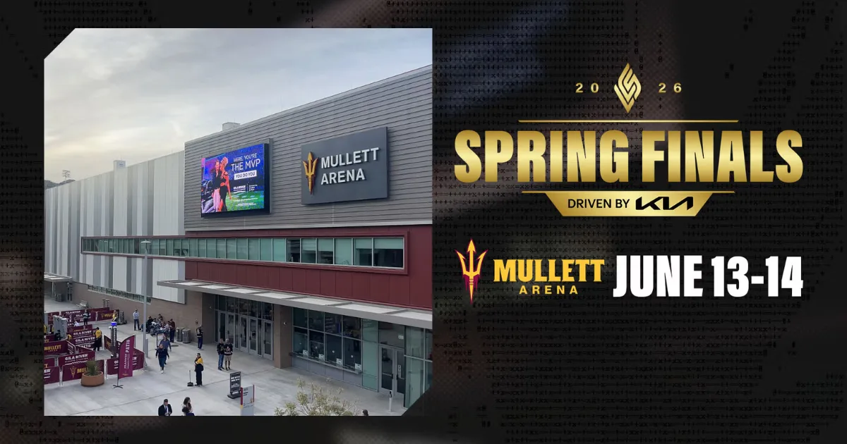 LCS Spring Finals 2026 ⇒ ASU Mullett Arena hosts event